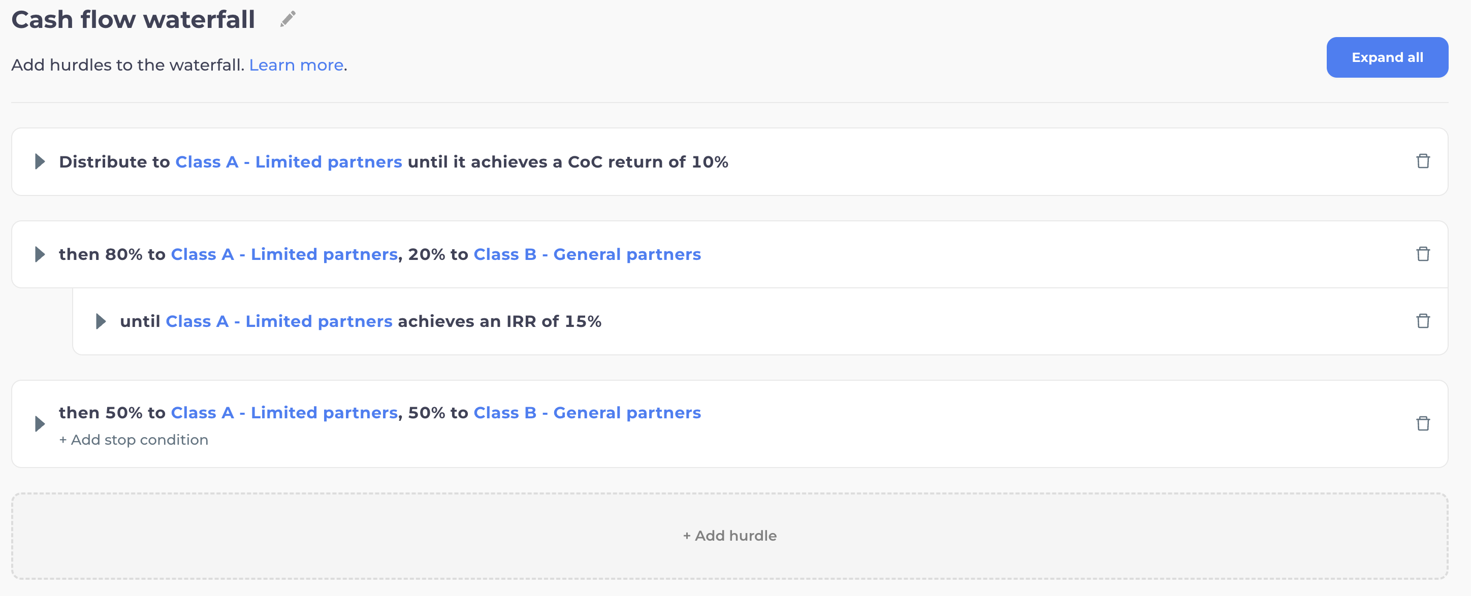 Distribution waterfalls: How to create a distribution waterfall – Cash ...