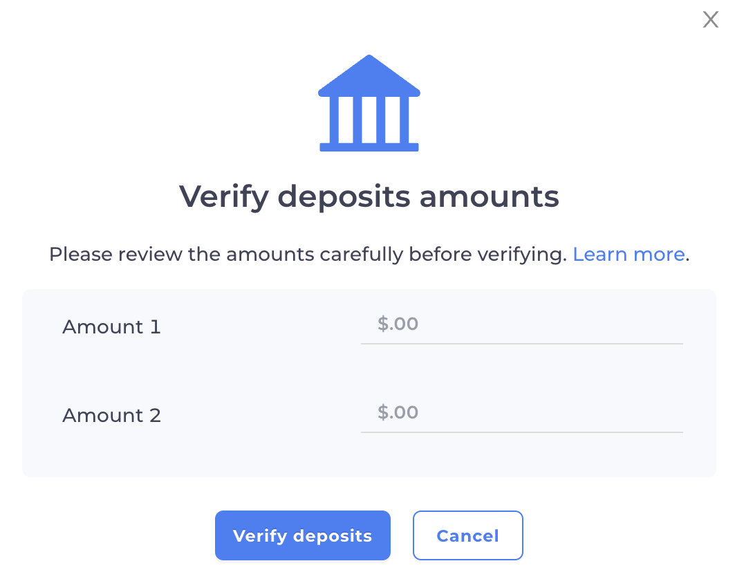 Investment funding: Verify a Bank Account with Micro-Deposits – Cash ...