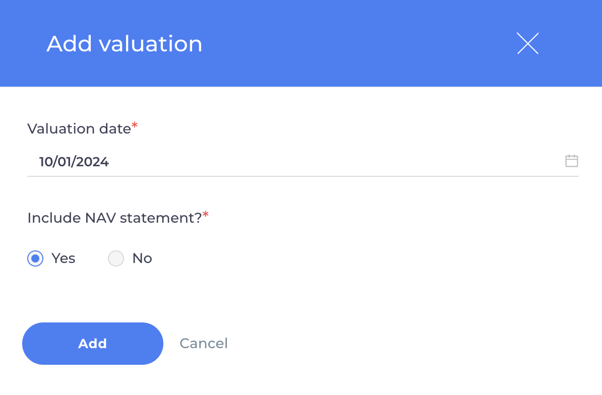 Fund administration: NAV statements – Cash Flow Portal